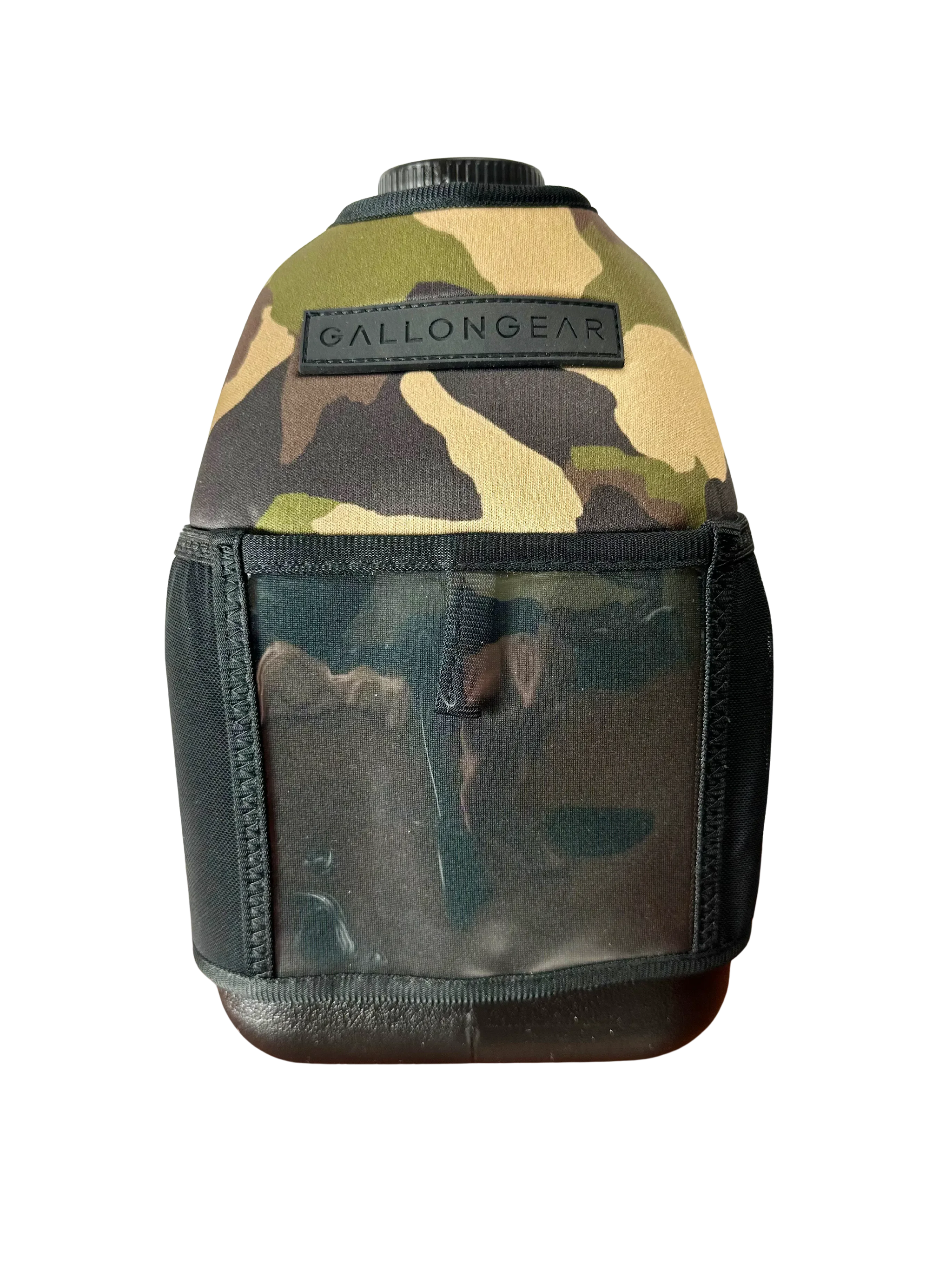 GALLON GEAR COMBO 1 GALLON JUG | GYM WATER BOTTLE WITH SLEEVE (CAMO V2)